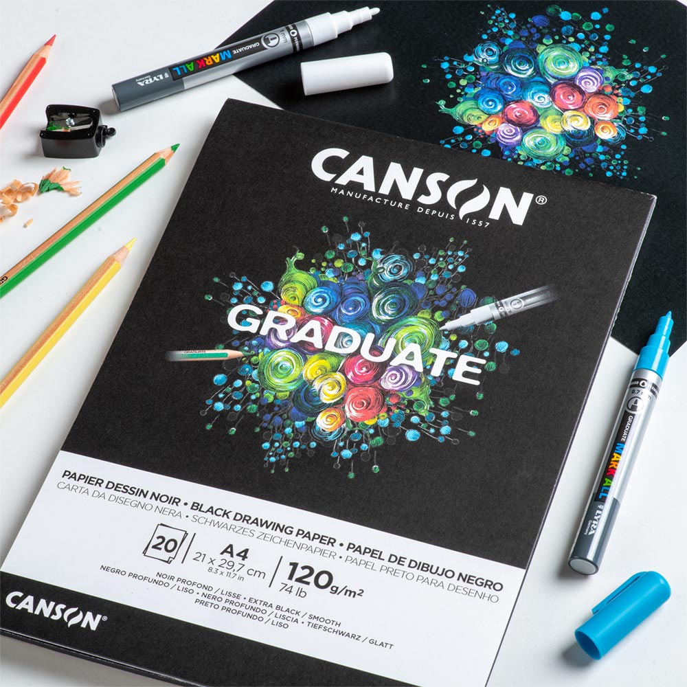 Graduate carta da Disegno Nera | Canson